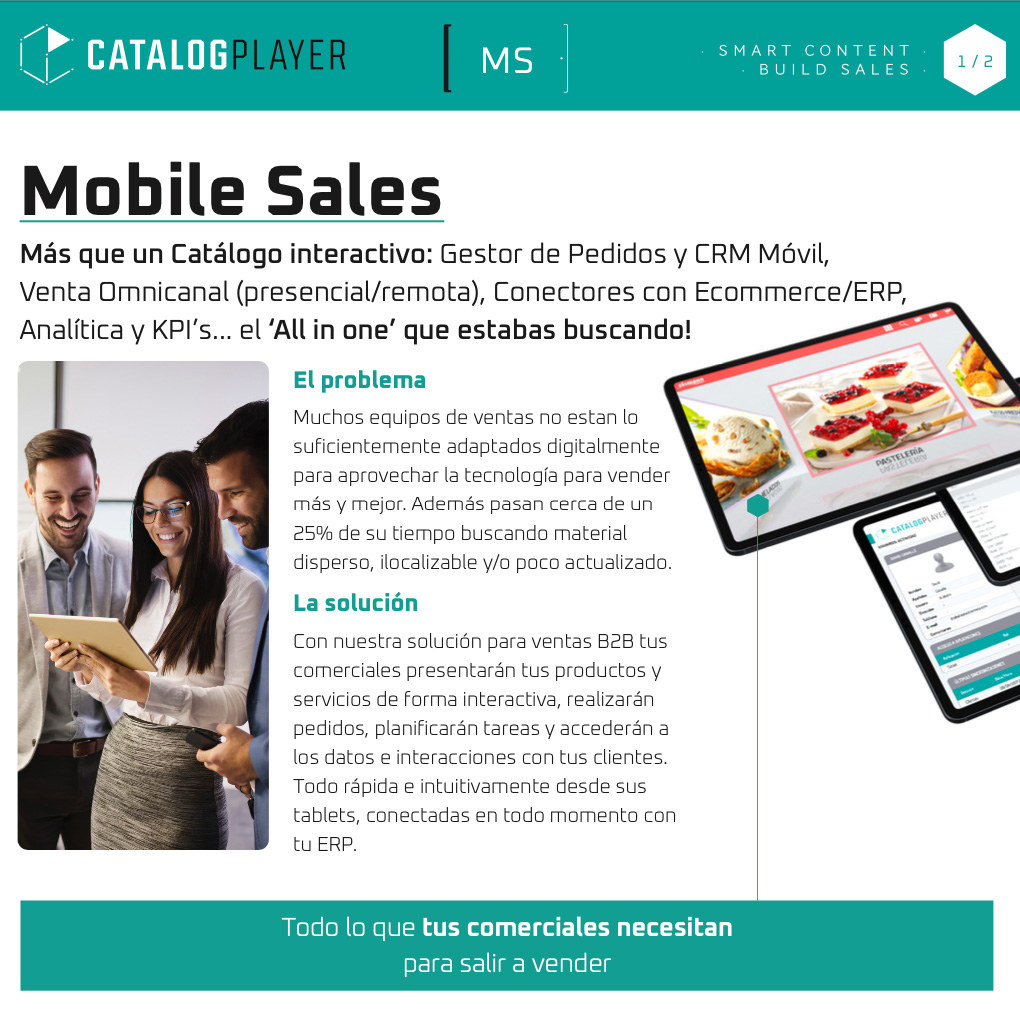 Mobile Sales - Resumen producto - CatalogPlayer